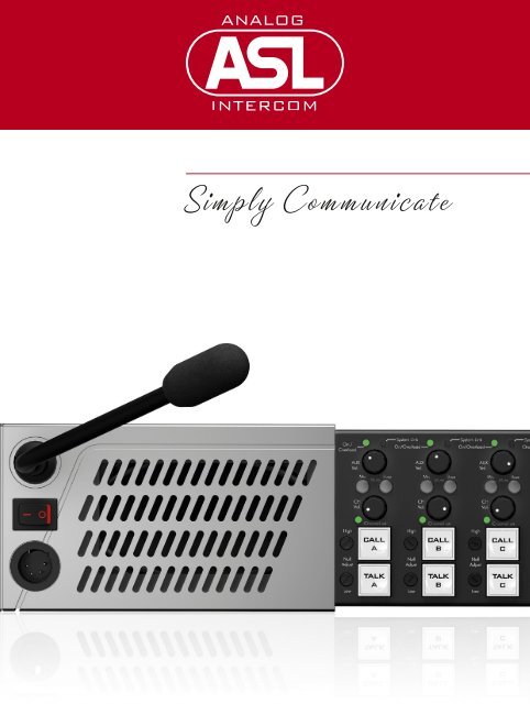 PDF (2.5MB, English) - ASL Intercom