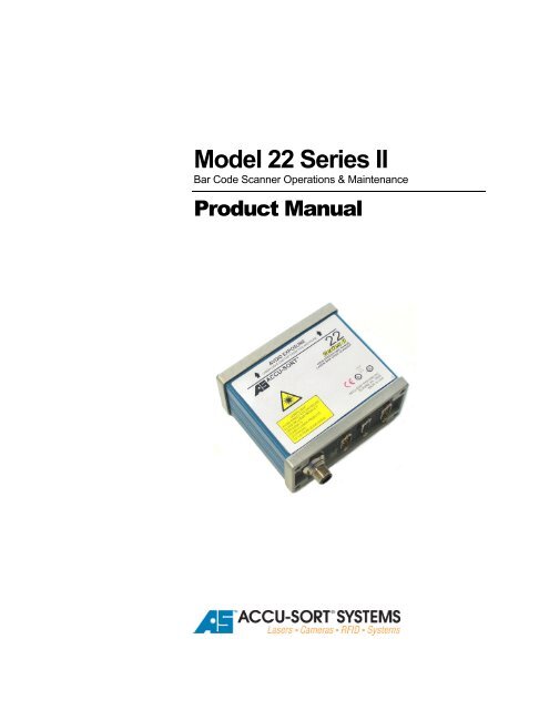 Model 22 Series II - Cybarcode, Inc.
