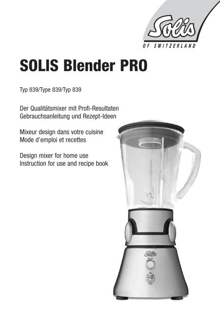SOLIS Blender PRO