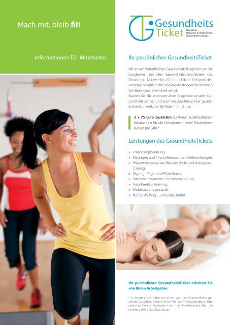 Mach mit, bleib fit!