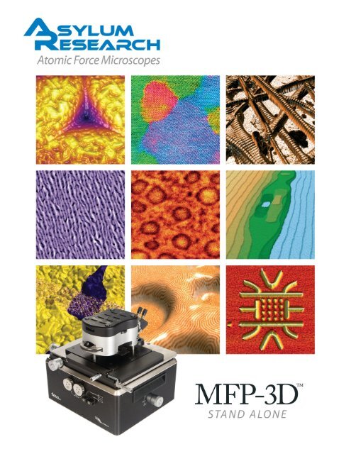 MFP-3D-SA brochure - Asylum Research