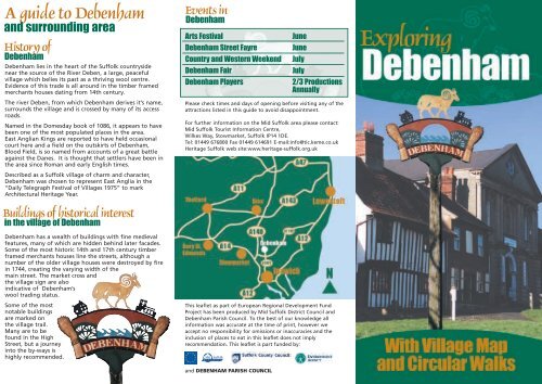 Debenham Village brochure part 1 - The South & Heart of Suffolk