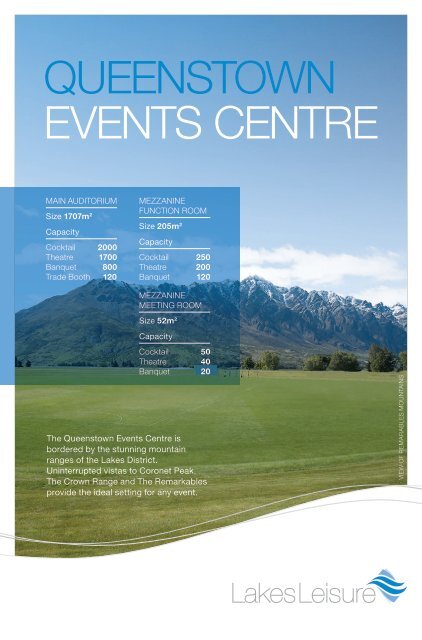 QUEENSTOWN EVENTS CENTRE