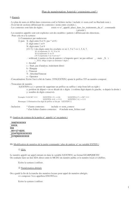 fichier sip.conf asterisk