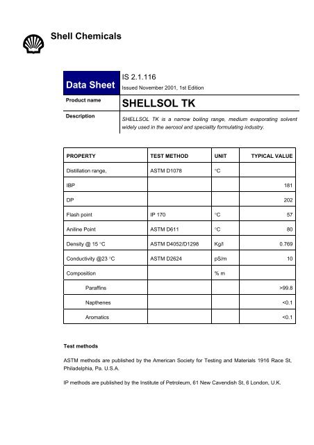 ShellSol D70 Data Sheet PDF Solvent Physical Chemistry, 41% OFF