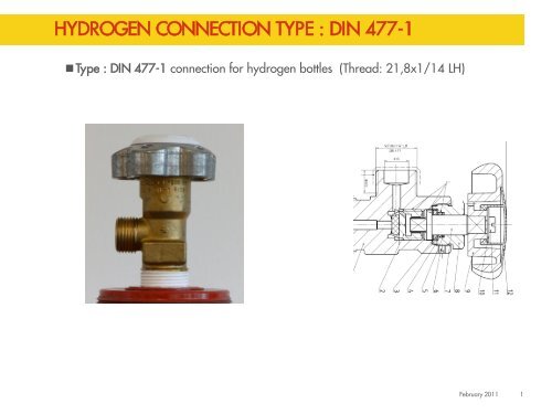 HYDROGEN CONNECTION TYPE : DIN 477-1 - Shell