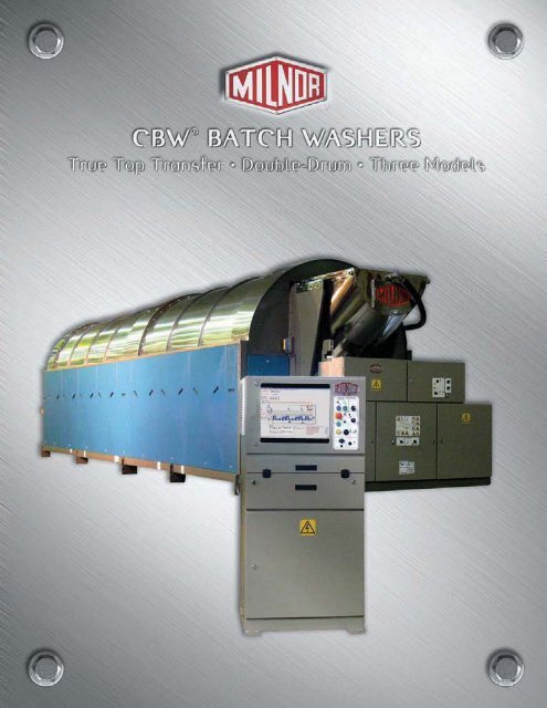 CBW Batch Washers Brochure - Steiner-Atlantic