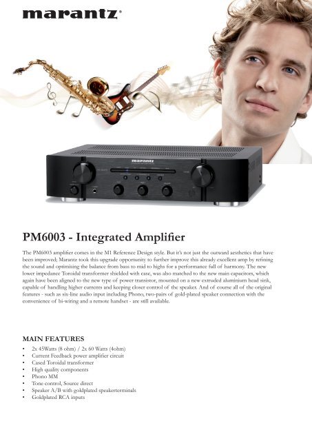 PM6003 - Integrated Amplifier