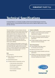 Inmarsat Fleet F77 Brochure - Stratos Global Corporation
