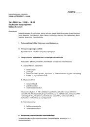 VIRTUAALIKYLÃ PALAVERI MUISTIO Aika: 27.1.2009 klo 10-11 ...