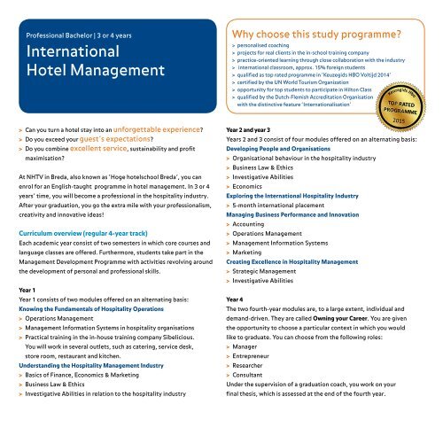 International Hotel Management