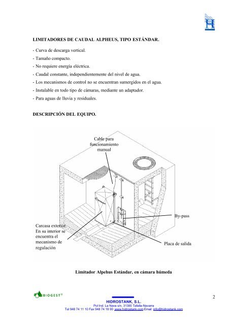 LIMITADORES DE CAUDAL ALP