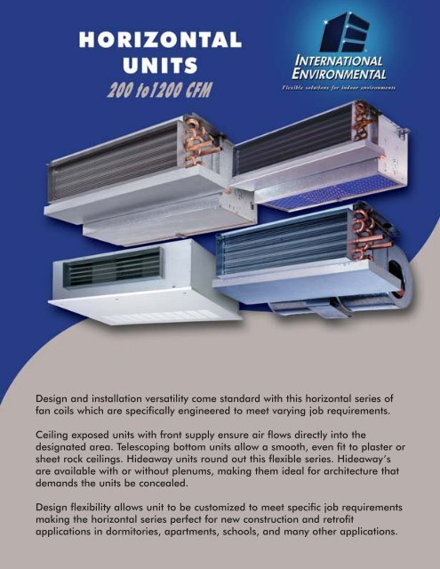 Horizontal Series Flyer - IEC International Environmental