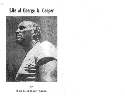 Life of George A. Cooper - YMCA Camp Eberhart