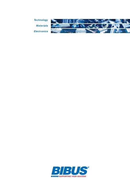 Materials - BIBUS METALS srl