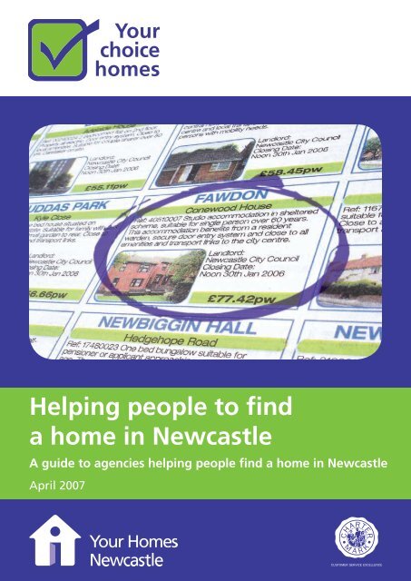 Helping people to find a home in Newcastle - Your Homes Newcastle