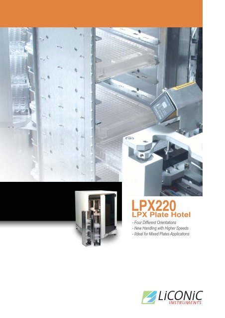 LPX220 Flyer - LiCONiC Instruments