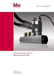 glue sensor ULT-300 - hhs - Leimauftrags-Systeme - Baumer hhs