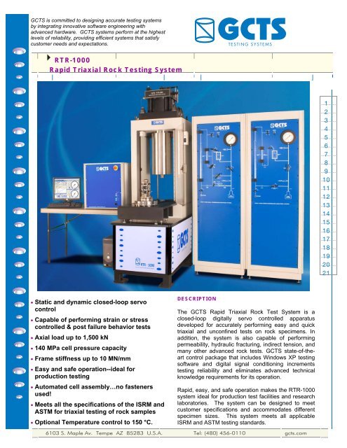 RTR-1000 Rapid Triaxial Rock Testing System - GCTS Testing ...