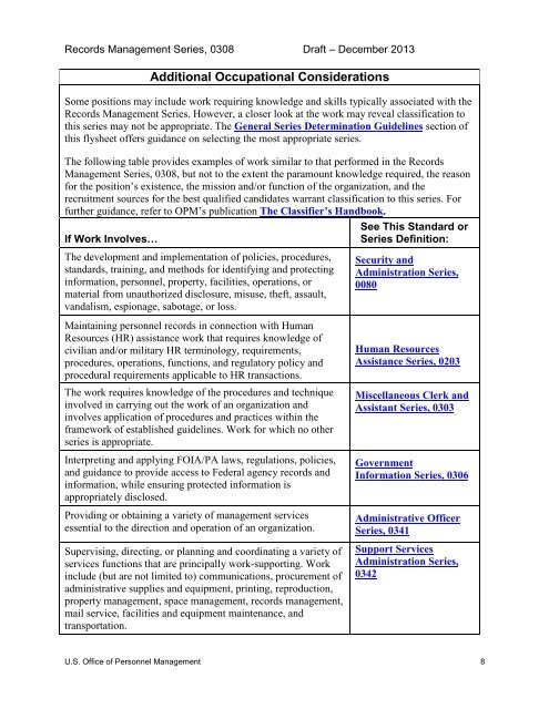 Records Management Series