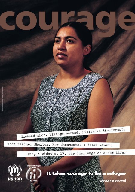 Unhcr Poster Peace Is A Powerful Solution. Whoever. Wherever. Whenever