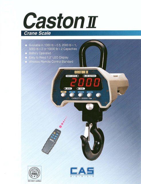 CASTON 2 light crane scale - can treo Hoa sen vang
