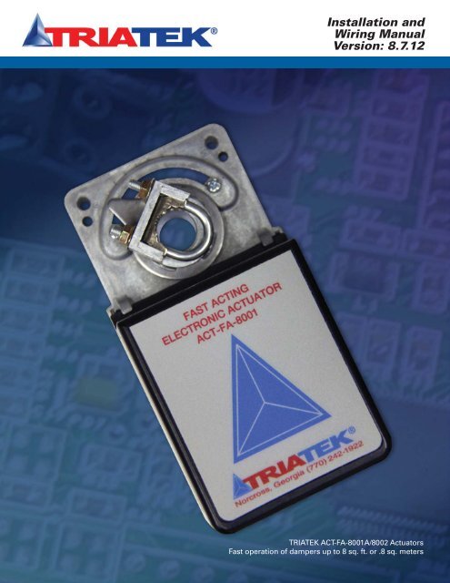 ACT actuators - Triatek