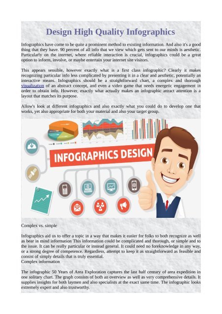 Design High Quality Infographics