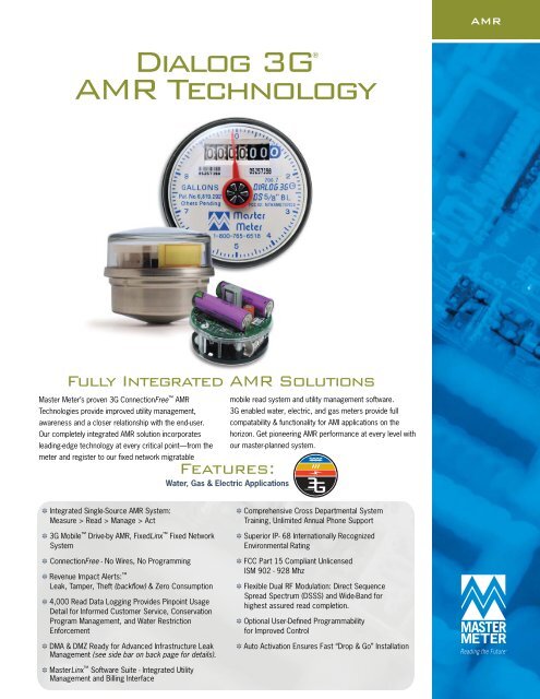 Dialog 3G® AMR Technology - Master Meter