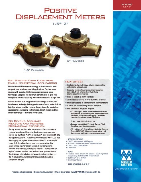 Positive Displacement Meters - Master Meter