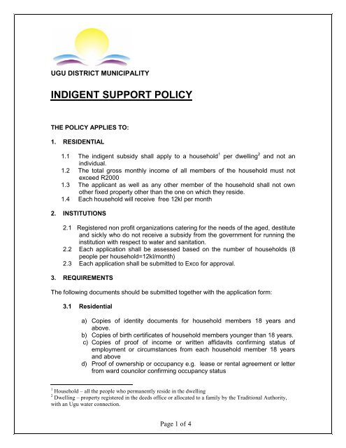 Download - Ugu District Municipality