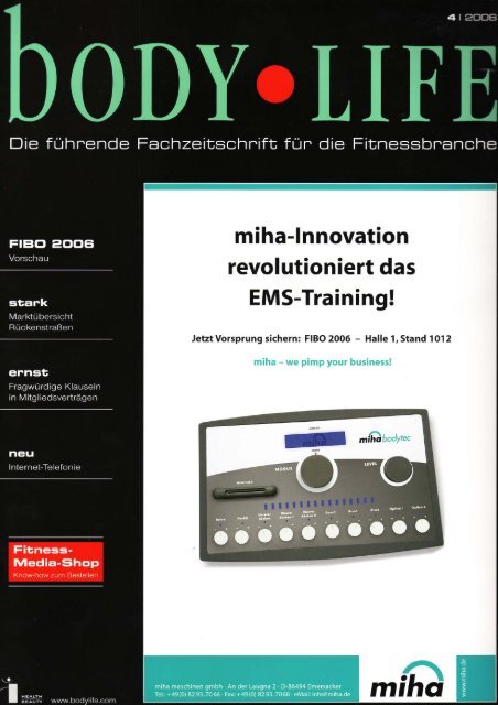 bODY-LIFE - SPM 2000