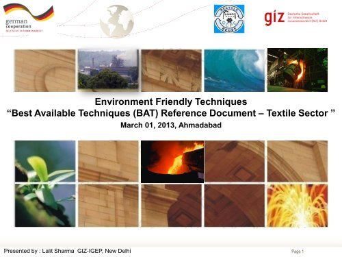 Best Available Techniques (BAT) Reference Document ... - IGEP.in