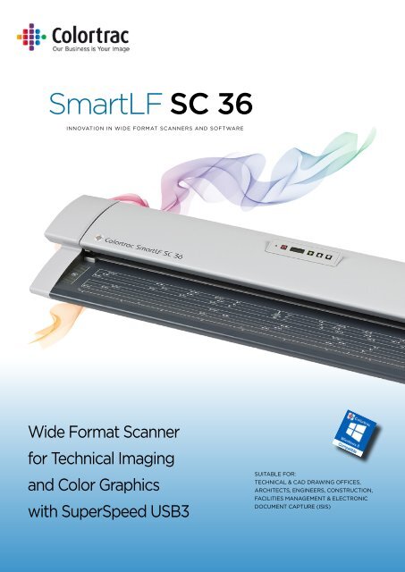 SmartLF SC 36 Datasheet - Colortrac Ltd.