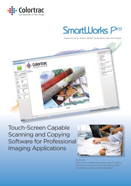 SmartWorks Pro 1.4.1.2 - PDF Brochure - Colortrac Ltd.