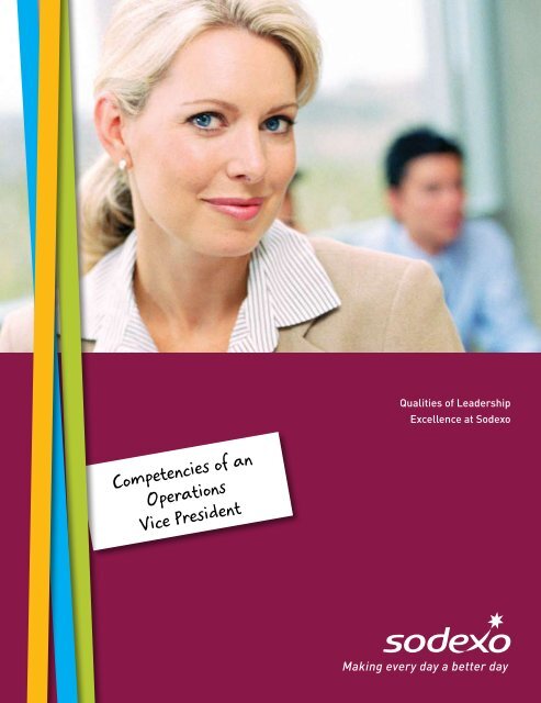 Competencies of an Operations Vice President - Sodexo