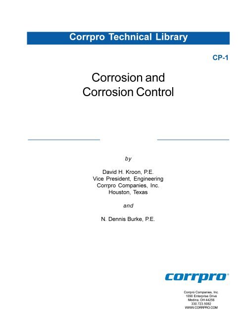 01CP Corrosion and corrosion control.pdf - Corrpro.Co.UK
