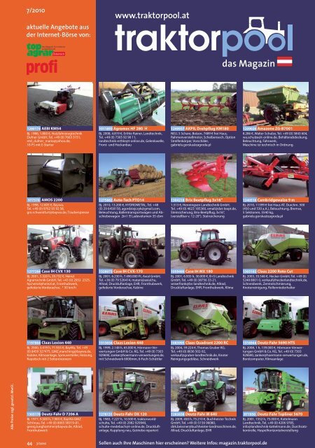 das Magazin - traktorpool-Magazin - Traktorpool.de