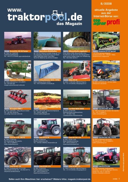 das Magazin - traktorpool-Magazin - Traktorpool.de