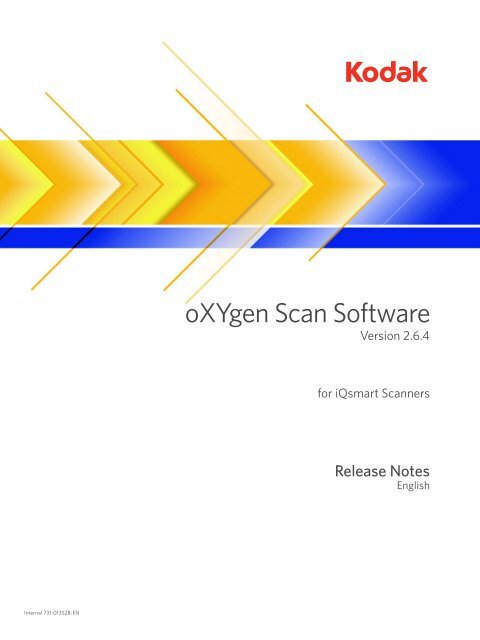 oXYgen Scan Software - Kodak