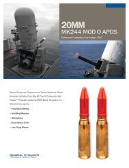MK149 APDS - General Dynamics Ordnance and Tactical Systems