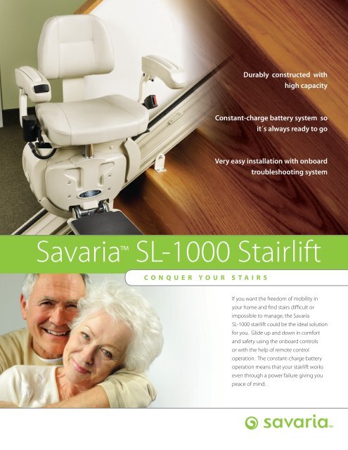 Savariaâ ¢ SL-1000 Stairlift