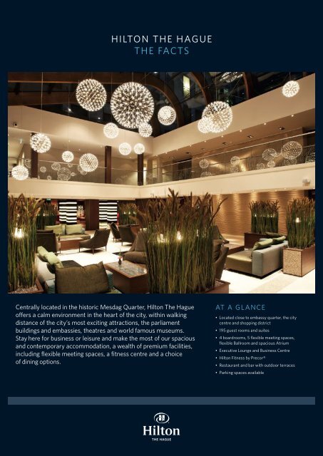 HILTON THE HAGUE THE FACTS