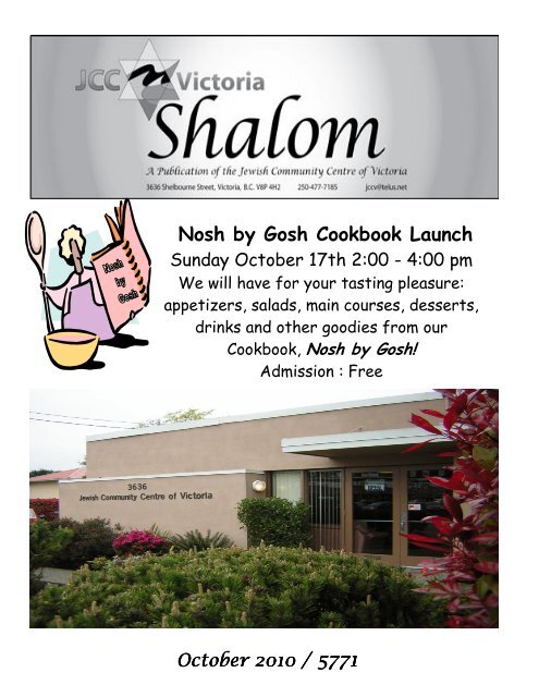 Shalom Newsletter - Oct 2010 - JCC Victoria
