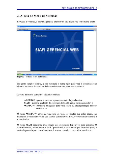 GUIA BÁSICO DO SIAFI GER