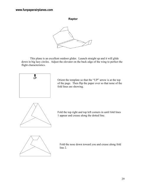 Raptor Sample.pdf - Fun Paper Airplanes