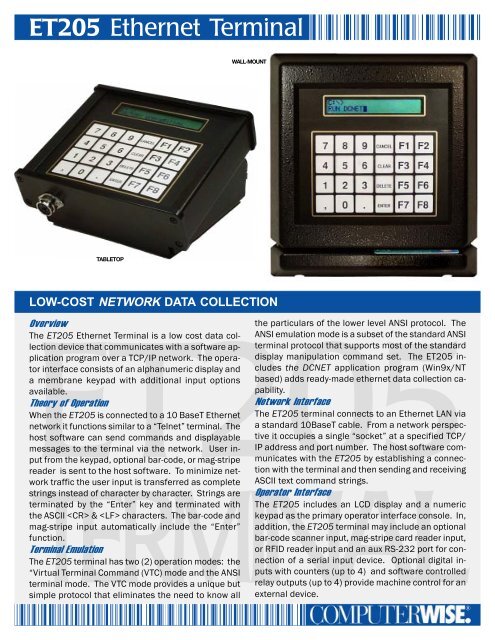 ET205 - ComputerWise