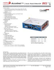 Accelnet Micro Panel ACJ-055-18 - Copley Controls