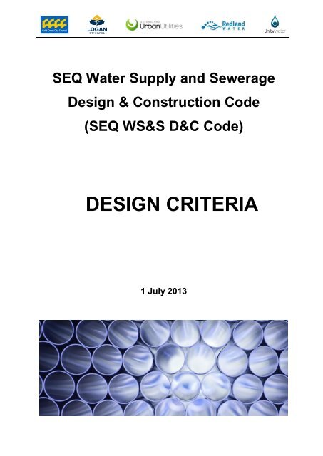 SEQ Design Criteria - SEQ Design and Construction Code