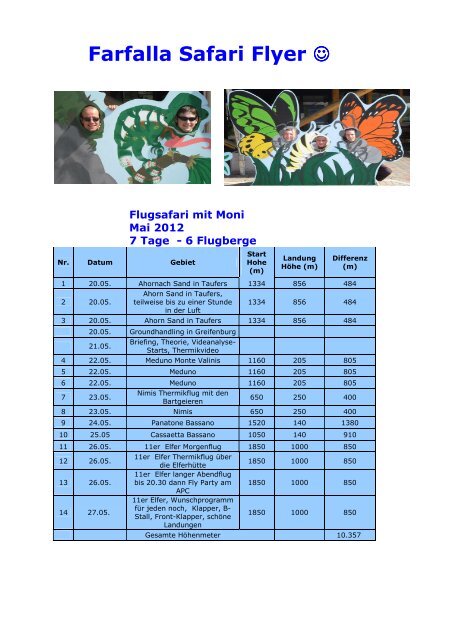 Farfalla Safari Flyer